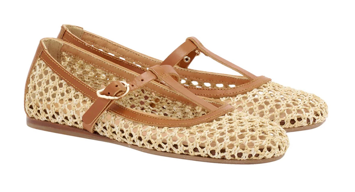 Ballerina ANCIENT GREEK Natural – Birgit Engel Fashion